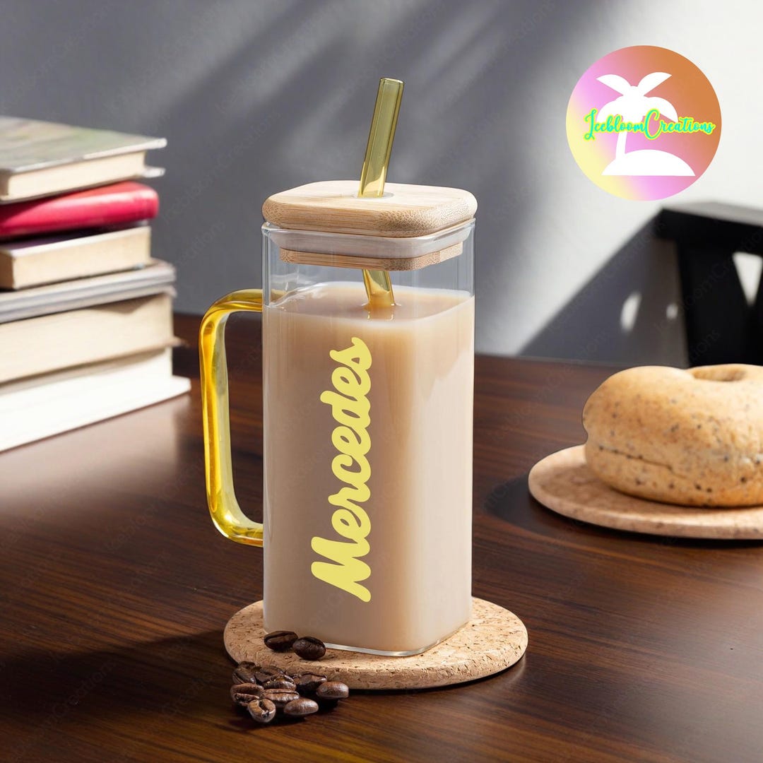 Personalized Name Tumbler,custom Iced Coffee Cup With Straw,tumbler ...