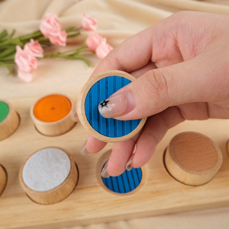 Custom Wooden Sensory Colorful Toy, Montessori Educational Toy,children ...
