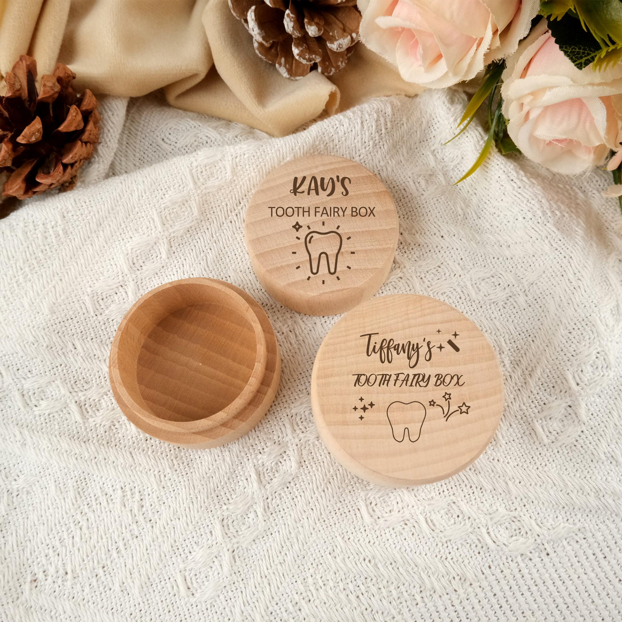 Personalized Wooden Tooth Fairy Box,custom Tooth Fairy Holder,tooth ...