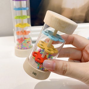 Personalised Rattle Fiddle Acoustic Toy, Rattle Fiddle Sensory Toy ...