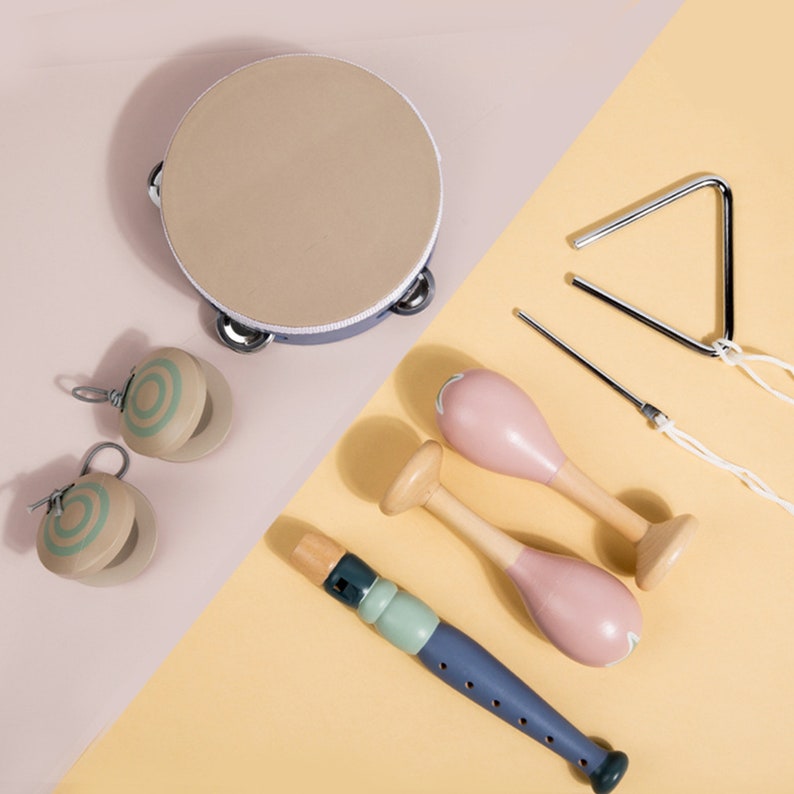 Personalised Wooden Musical Instruments Set,wooden Sand Eggs ...