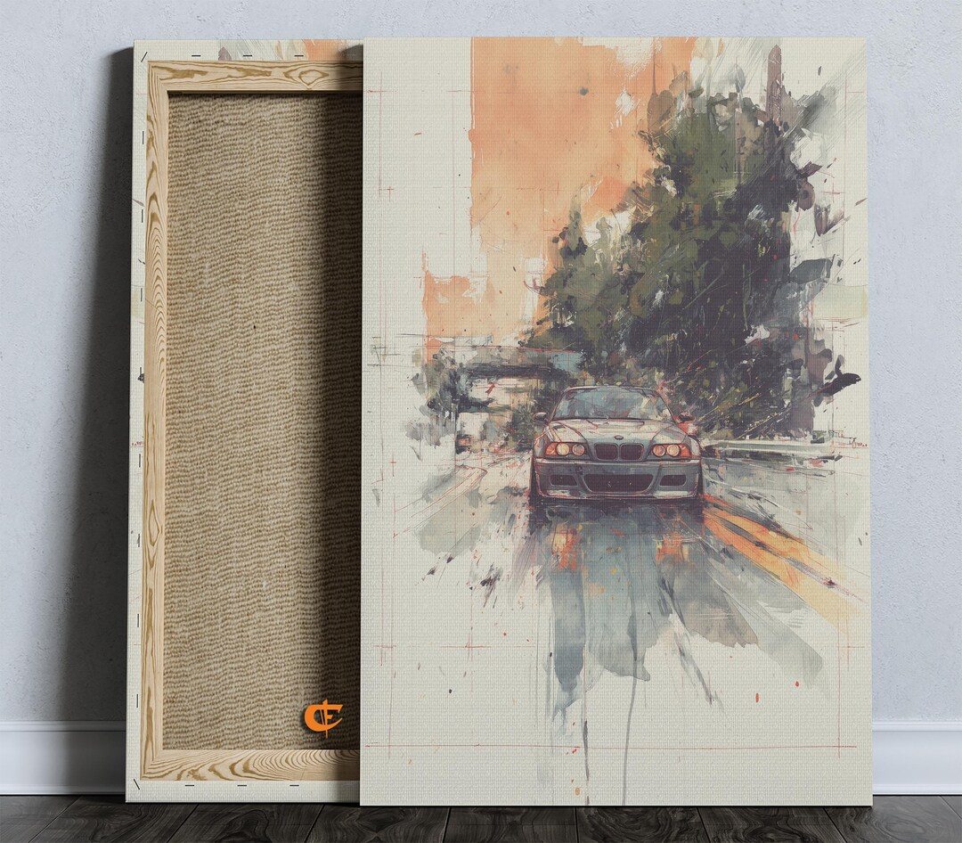 Printable Car M3 GTR Racing Car Art Vintage Car Art Display, Motorsport ...