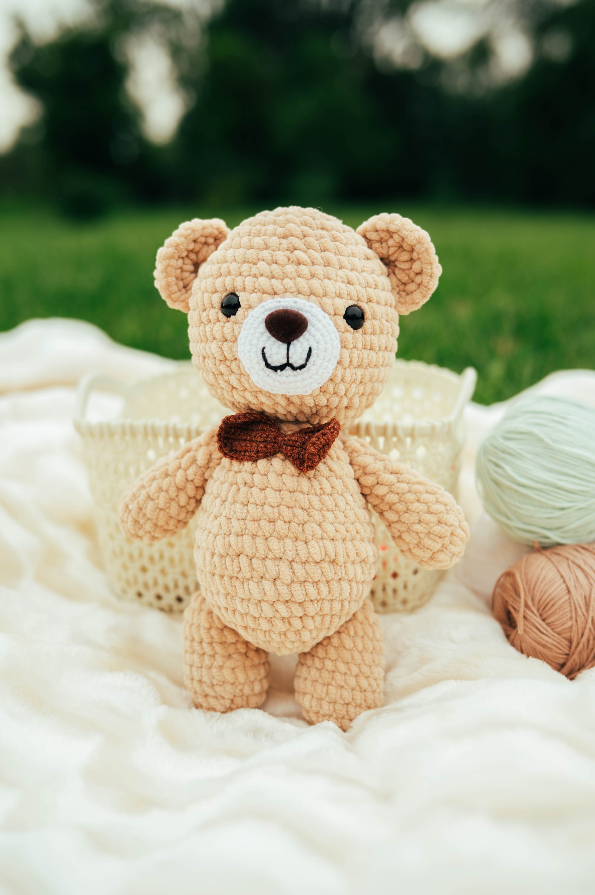 Beginner Crochet BEAR FAMILY Pattern - Easy Amigurumi Bears, Simple ...
