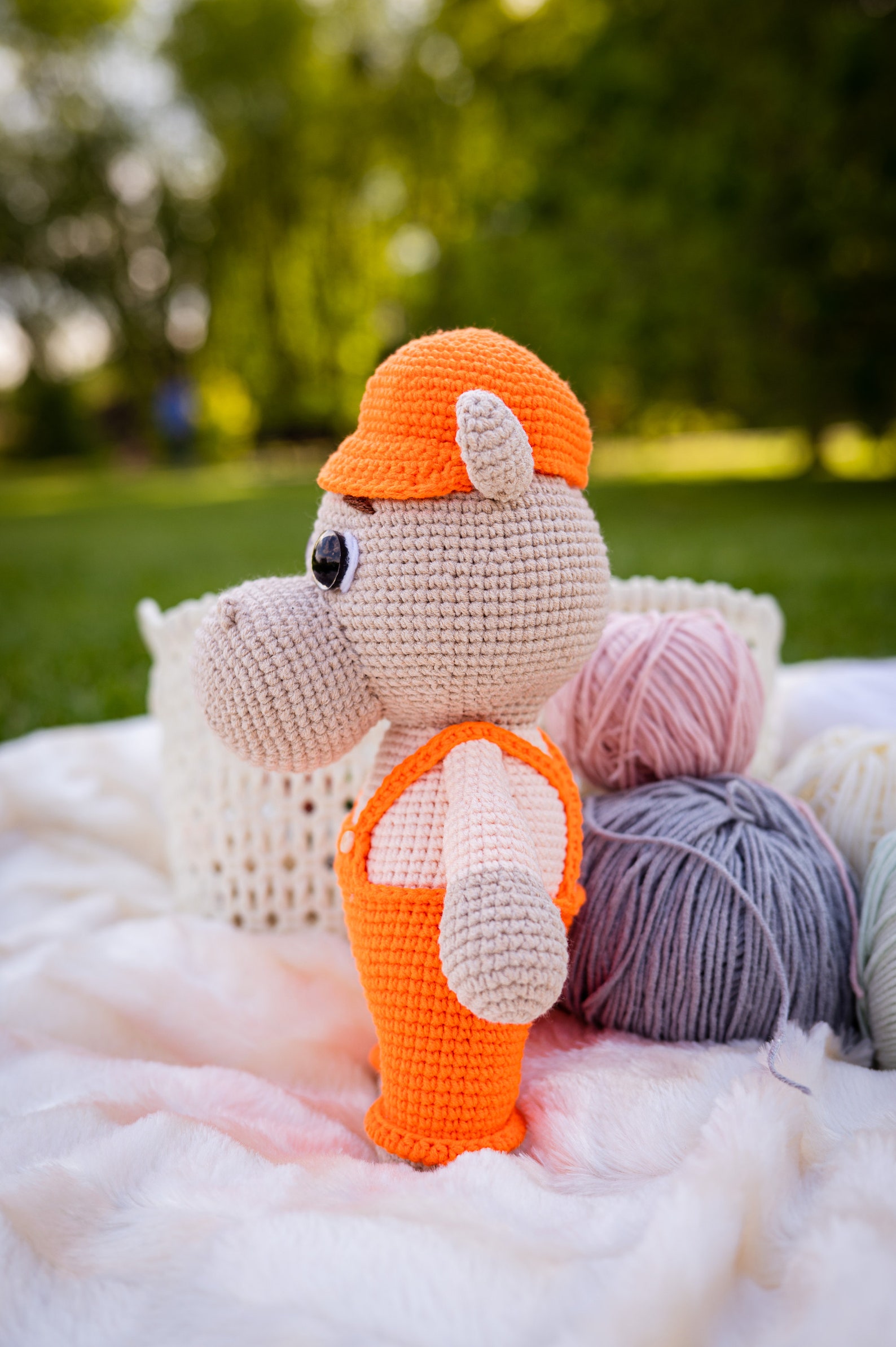 Handmade Crochet Hippo Duo Pattern DIY Amigurumi Hippos PDF, Fun ...
