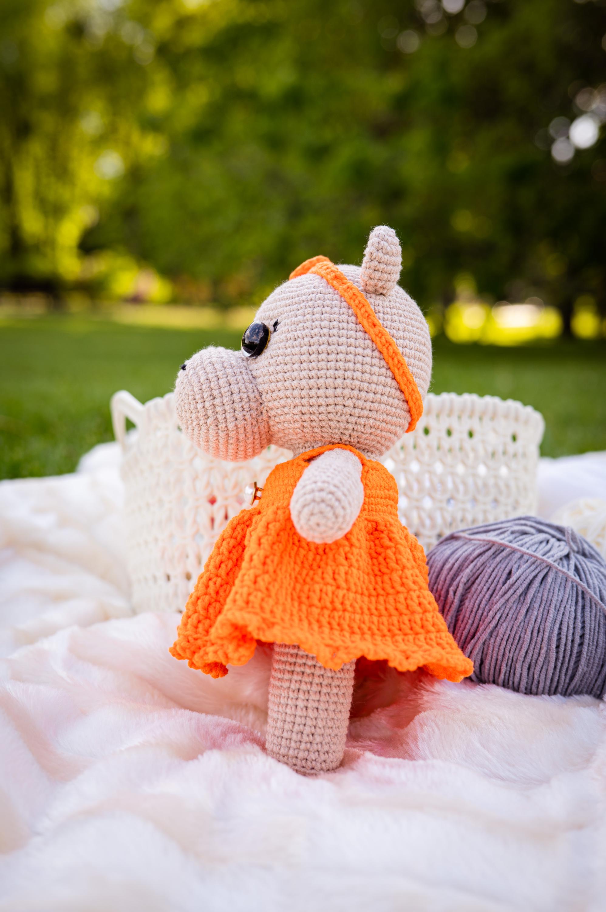 Handmade Crochet Hippo Duo Pattern - DIY Amigurumi Hippos PDF, Fun ...