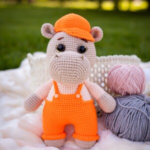 Handmade Crochet Hippo Duo Pattern DIY Amigurumi Hippos PDF, Fun ...