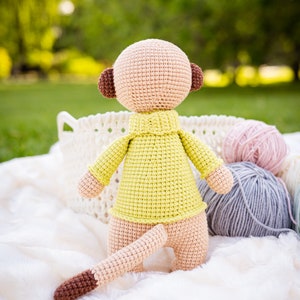 Handmade Crochet Meerkat Toy Pattern - DIY Amigurumi Meerkat PDF, Fun ...