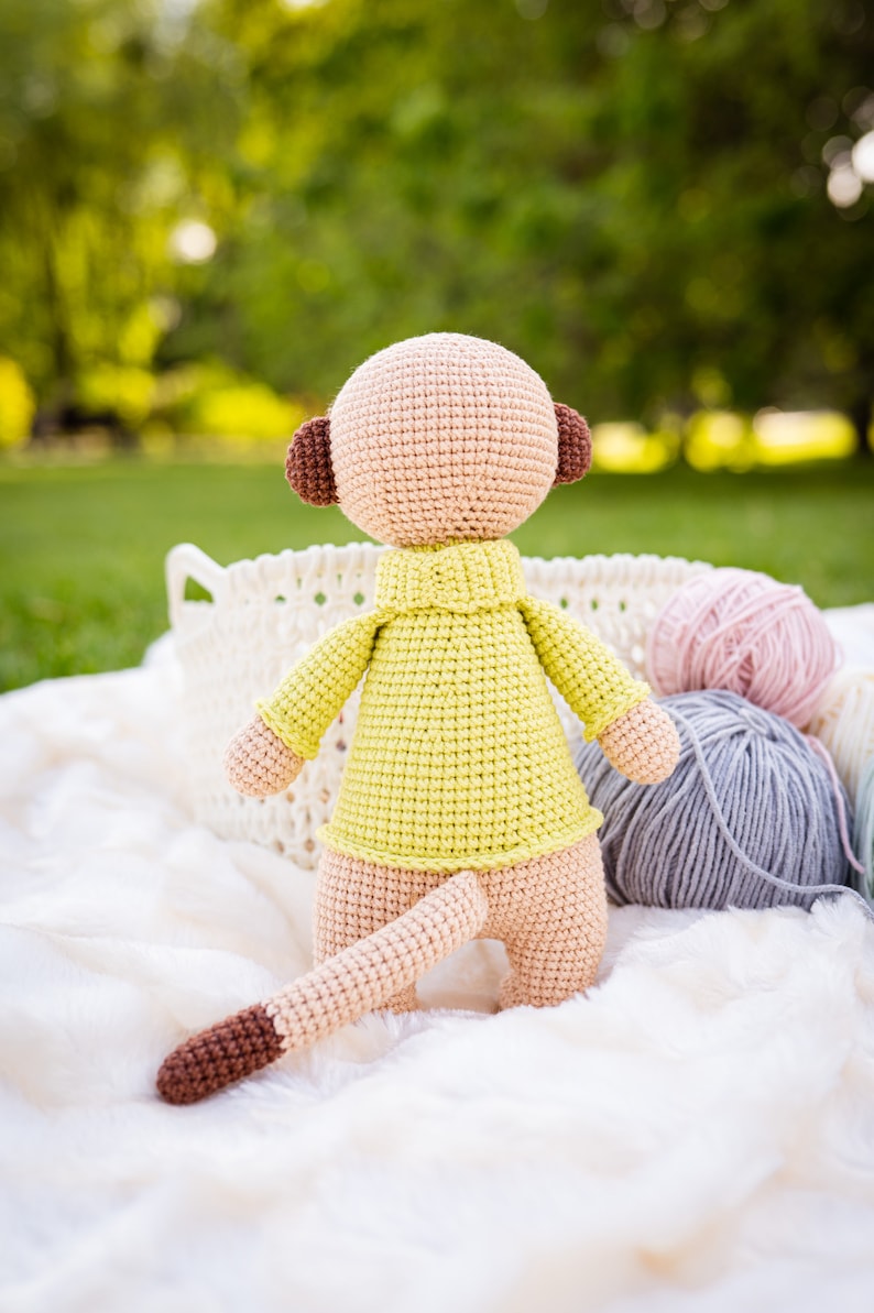 Handmade Crochet Meerkat Toy Pattern - DIY Amigurumi Meerkat PDF, Fun ...