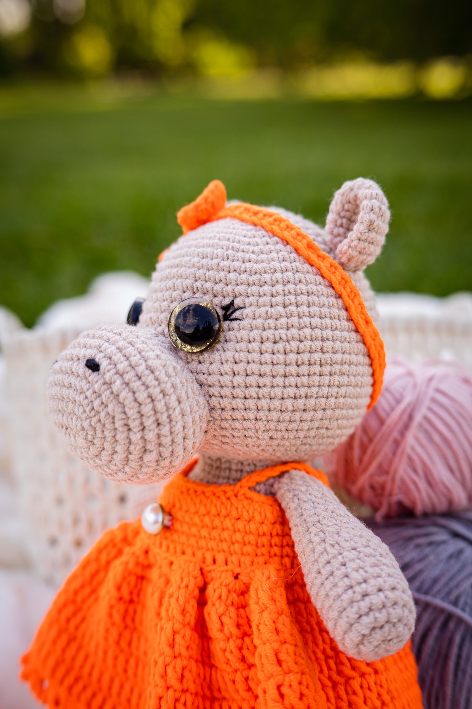 Handmade Crochet Hippo Duo Pattern DIY Amigurumi Hippos PDF, Fun ...