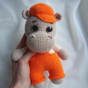 Handmade Crochet Hippo Duo Pattern DIY Amigurumi Hippos PDF, Fun ...
