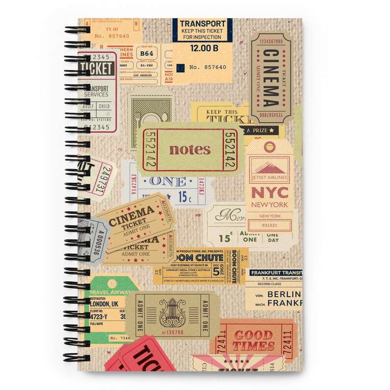 Ticket Stub Notebook - Etsy