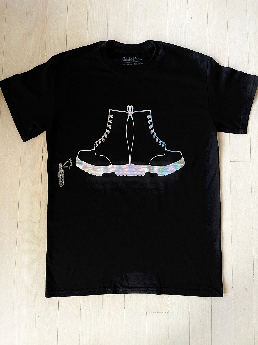 DOC MARTENS Holographic T SHIRT - Etsy
