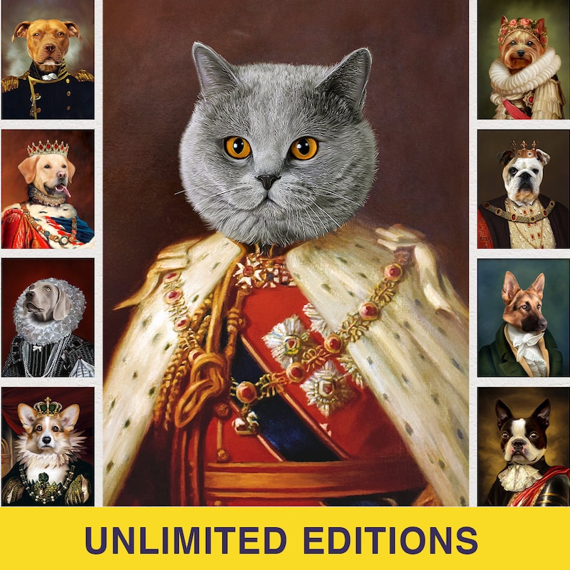 Royal Pet Portrait - Etsy