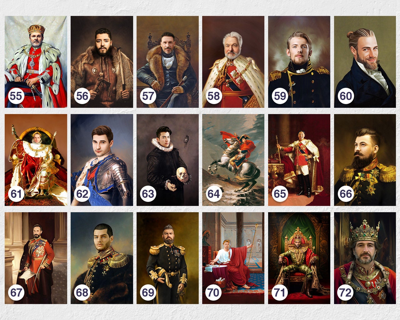 Superhero Dad Gift, Custom Royal Portrait From Photo, Best Fathers Day ...