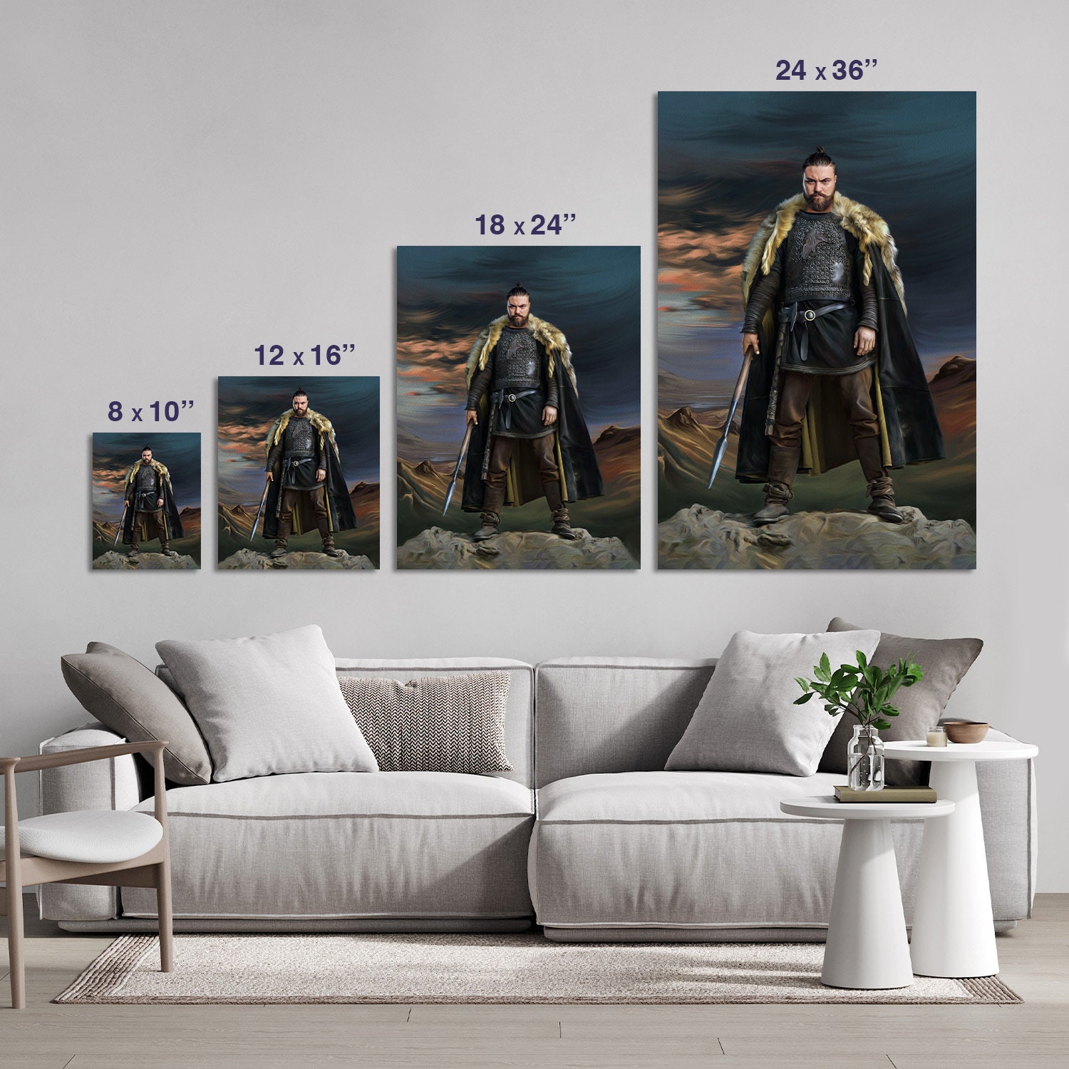 Superhero Dad Gift, Custom Royal Portrait From Photo, Best Fathers Day ...