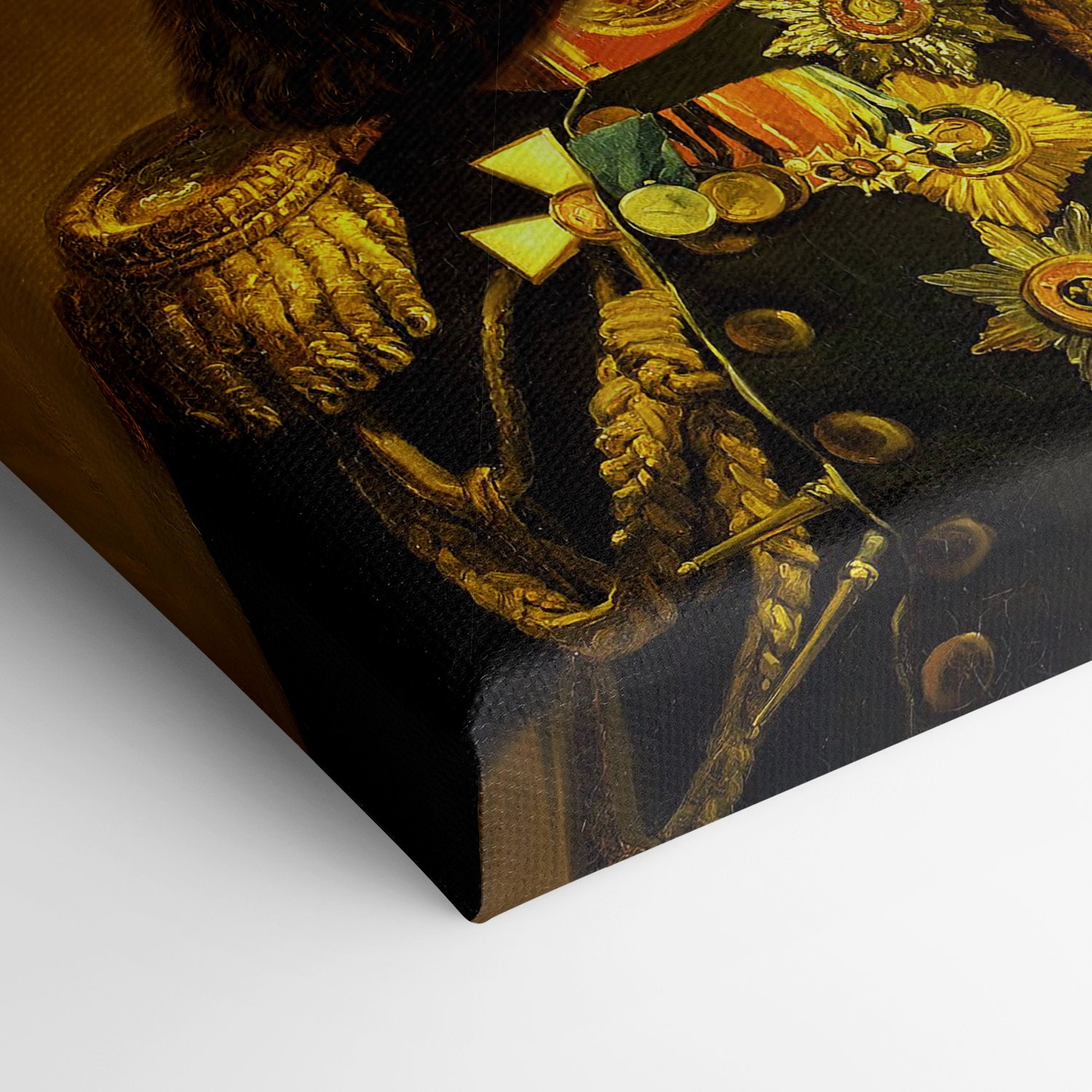 Custom Royal Portrait From Photo, Historical Canvas Gift for Him, Personalized Military Men ...