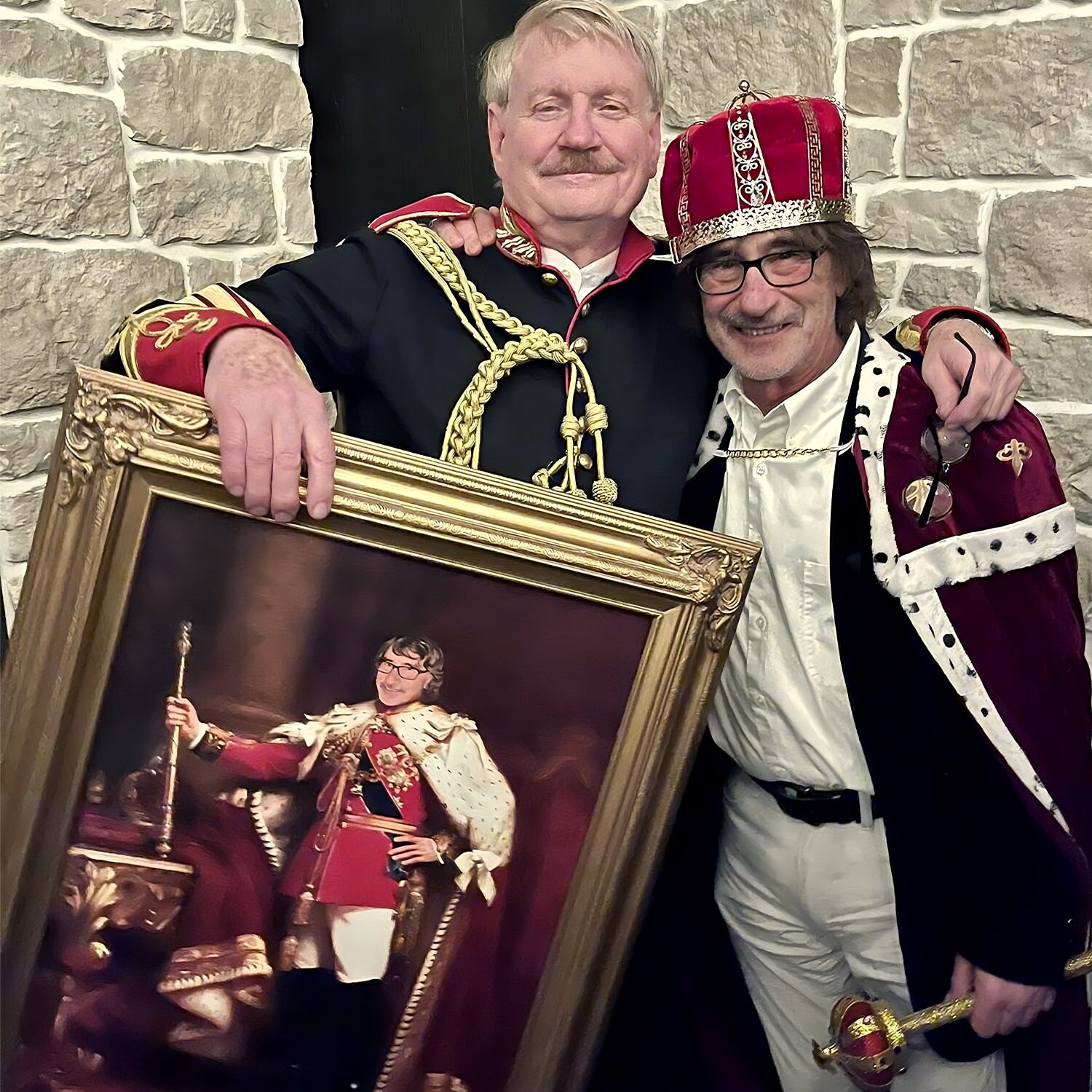 Superhero Dad Gift, Custom Royal Portrait From Photo, Best Fathers Day ...