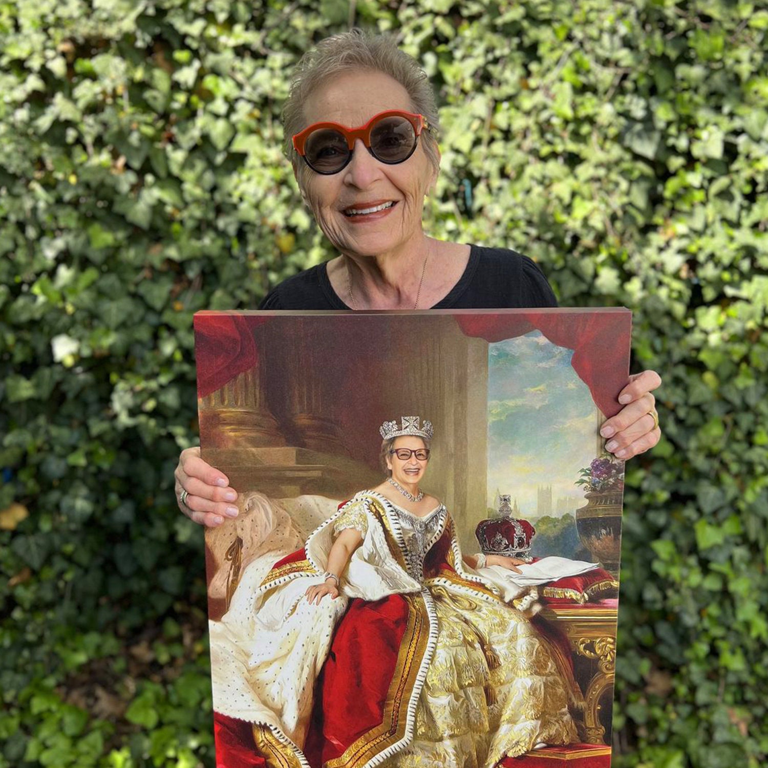 Custom Royal Portrait From Photo, Birthday Gift for Her, Turn Me Royal ...