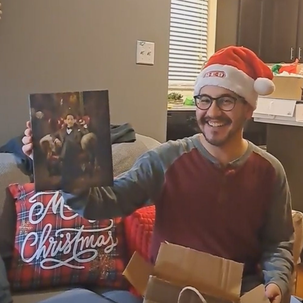 Custom Mafia Boss Portrait From Photo, Unique Personalized Canvas ...