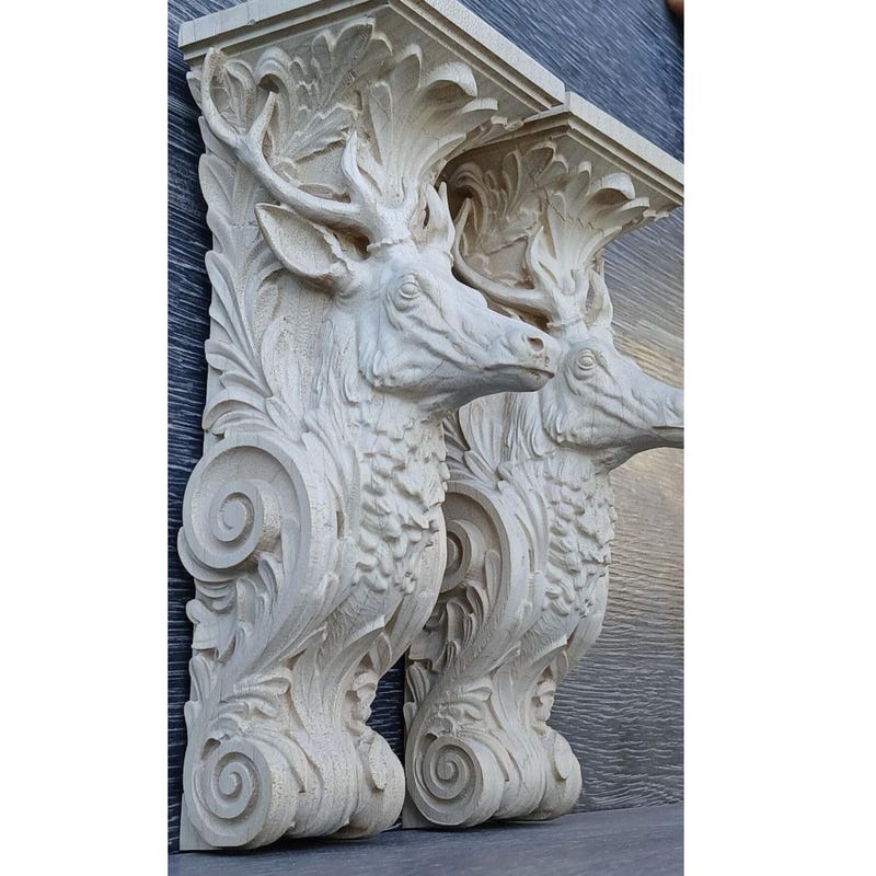 Wood Corbel Animal - Etsy