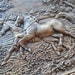 Pair of Running Horses Wood Carving, Horses in the Forest Wall Hanging ...
