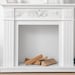 Baroque-style Wood Carved Applique, Unpainted Wooden Onlay, Fireplace ...