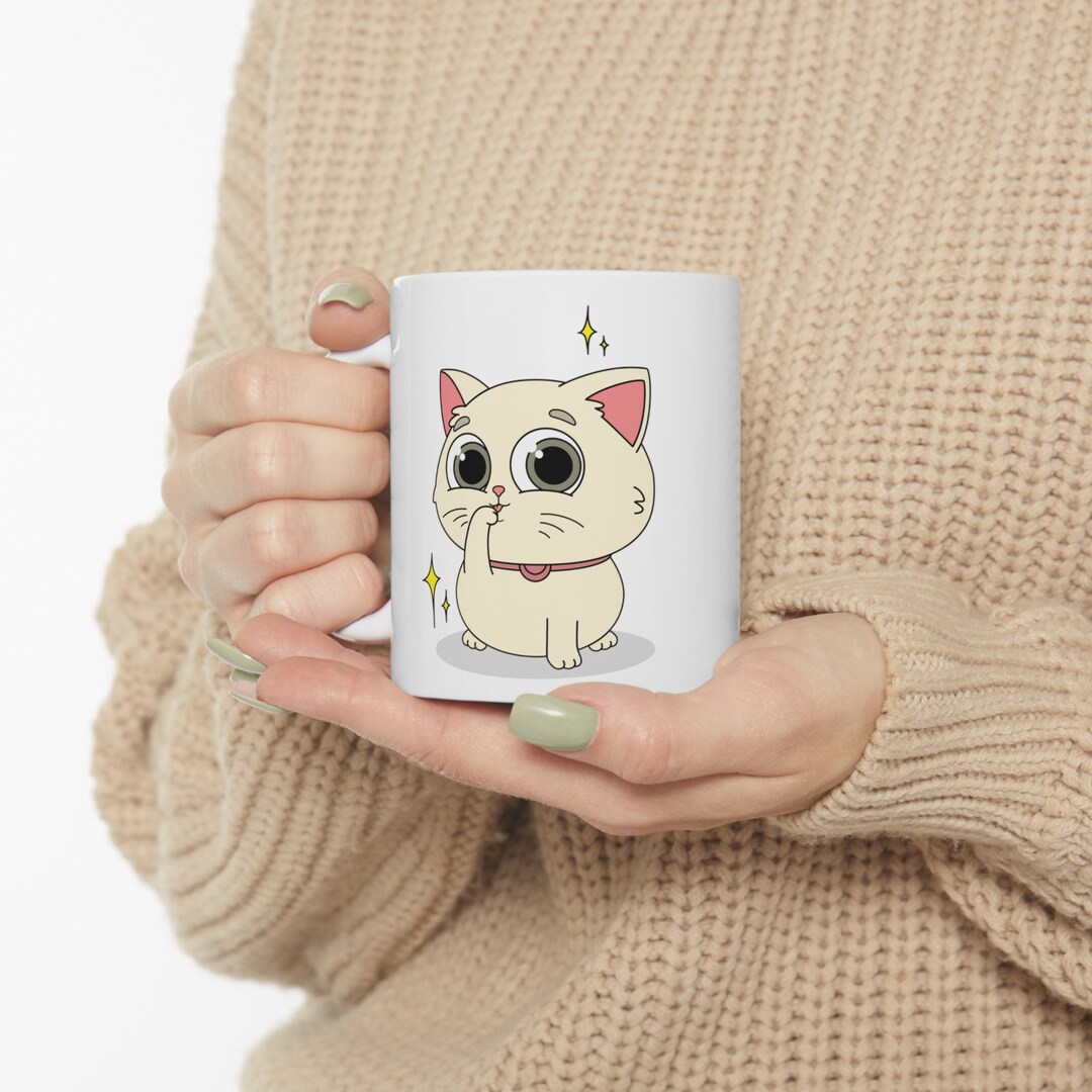 Cute Cat Paw Pawlabs NFT Cat Mug Cats Cat Unique Digital Art Coffee Cup ...
