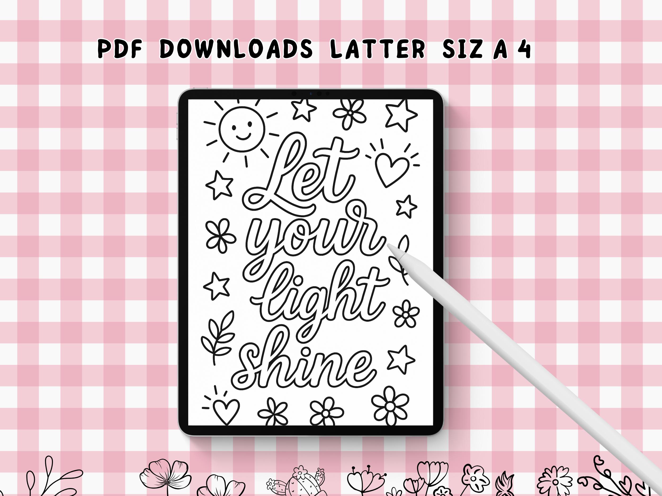 20 Bible Verse Affirmation Coloring Pages for Inspiration and ...