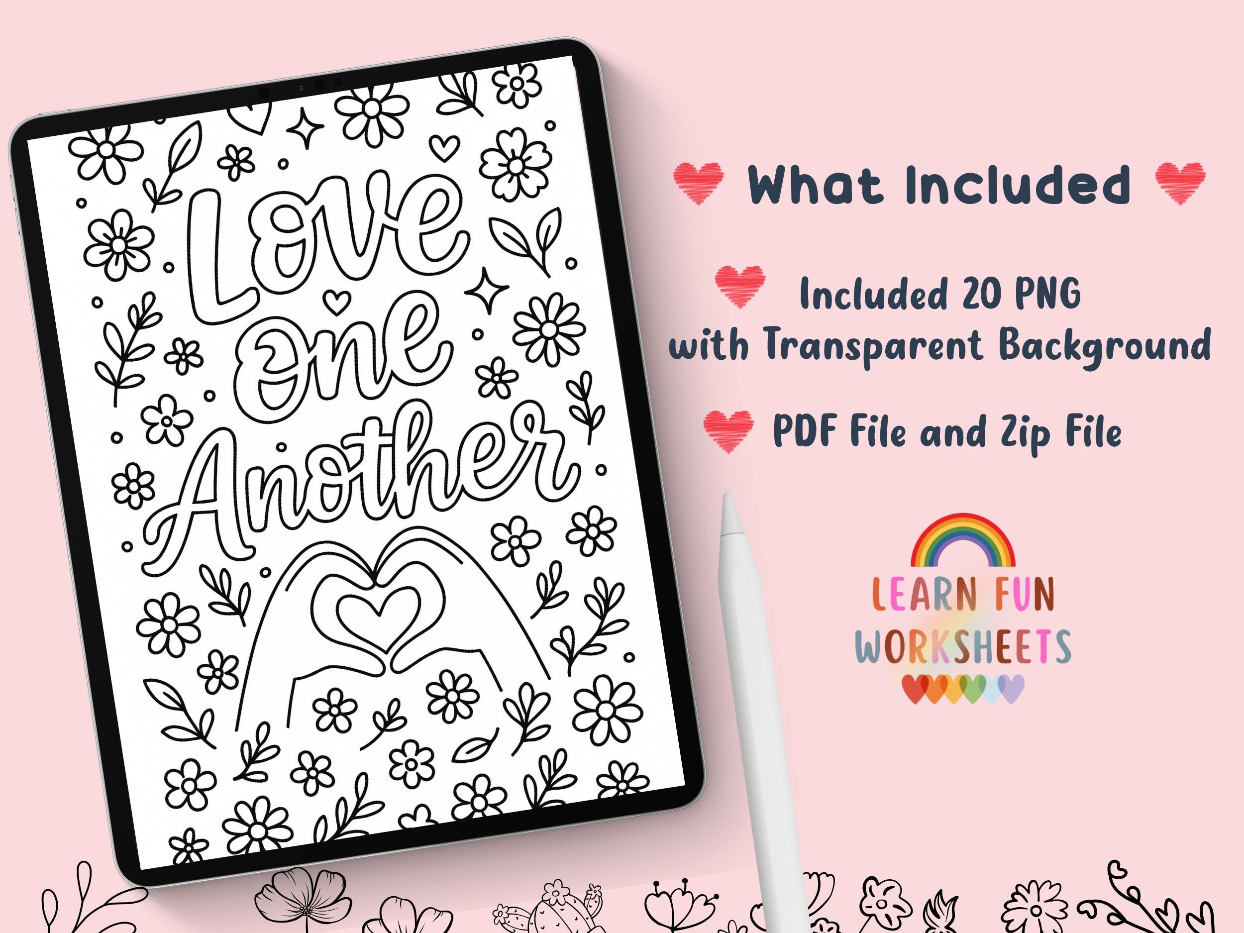 20 Bible Verse Affirmation Coloring Pages for Inspiration and ...