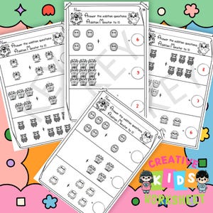 Addition Monsters Math Worksheets , Make Math Exciting for Little ...