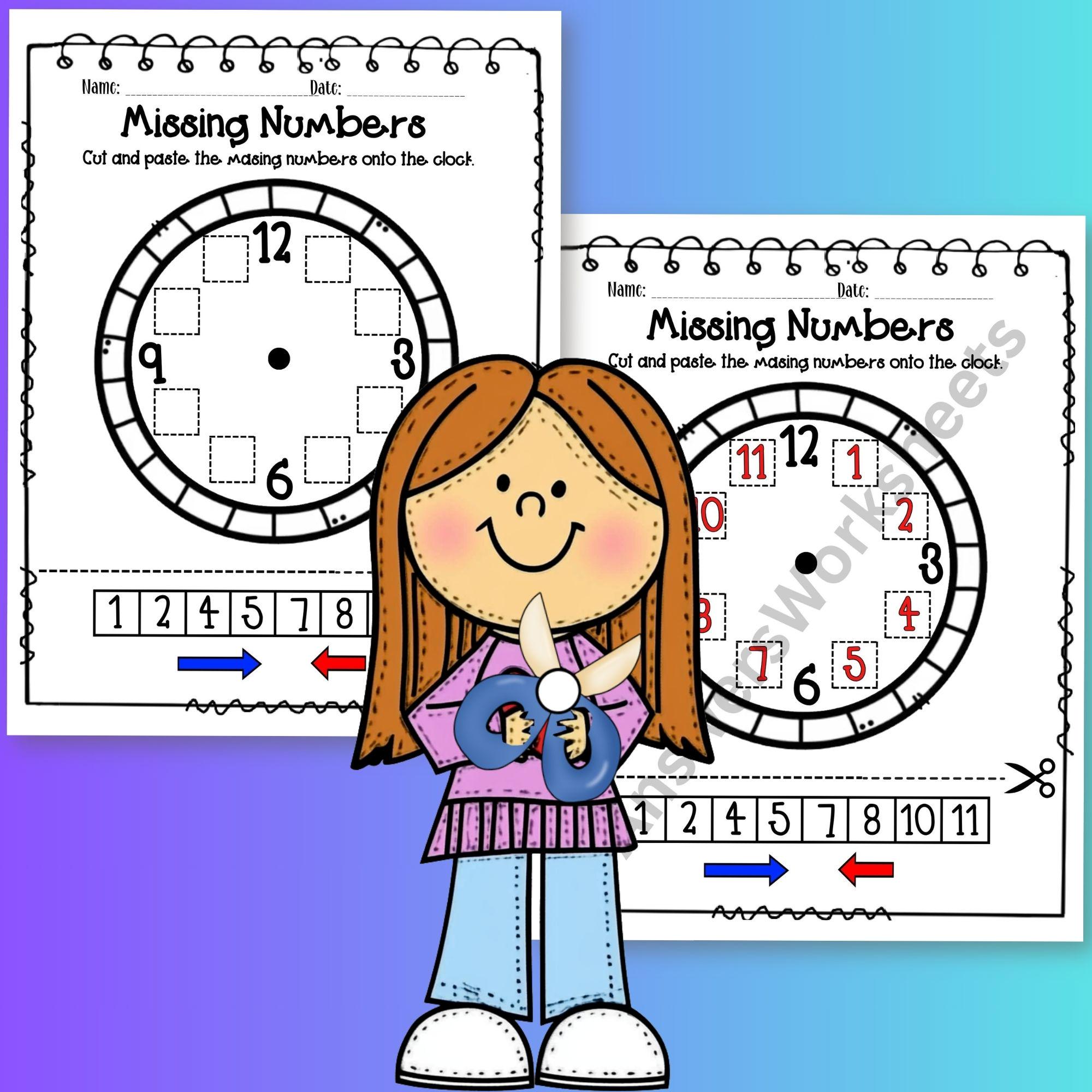 Telling Time Worksheets for Kids – Learn to Read Clocks, Practice Time ...