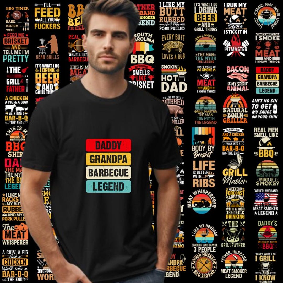 Barbecue Png Bundle, BBQ Designs, Dad Grill, Father's Day, Kitchen ...