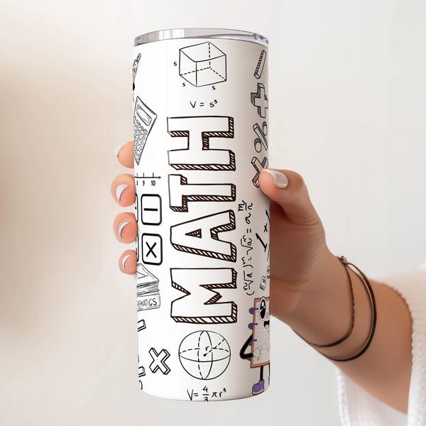 Math Teacher Sublimation Wrap - Etsy