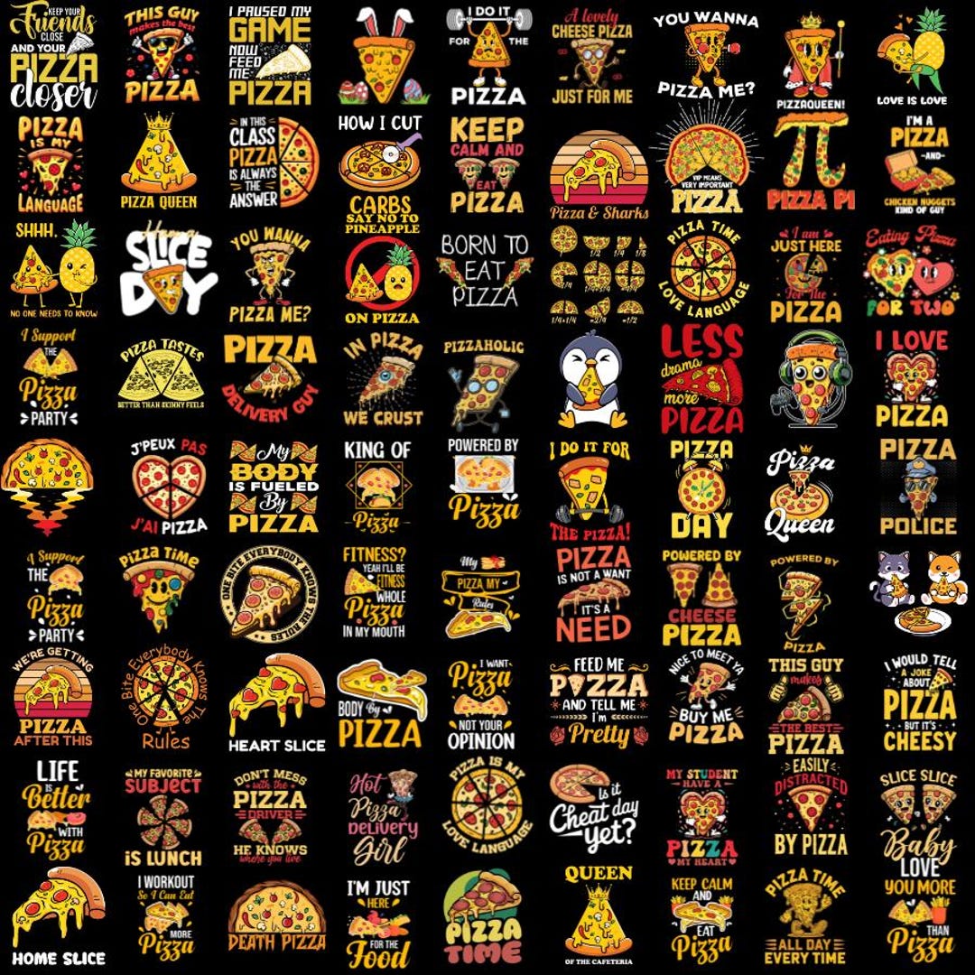 Pizza Graphics, Pizza Lover, Png Bundle, Fast Food, Pizza File, Italy ...
