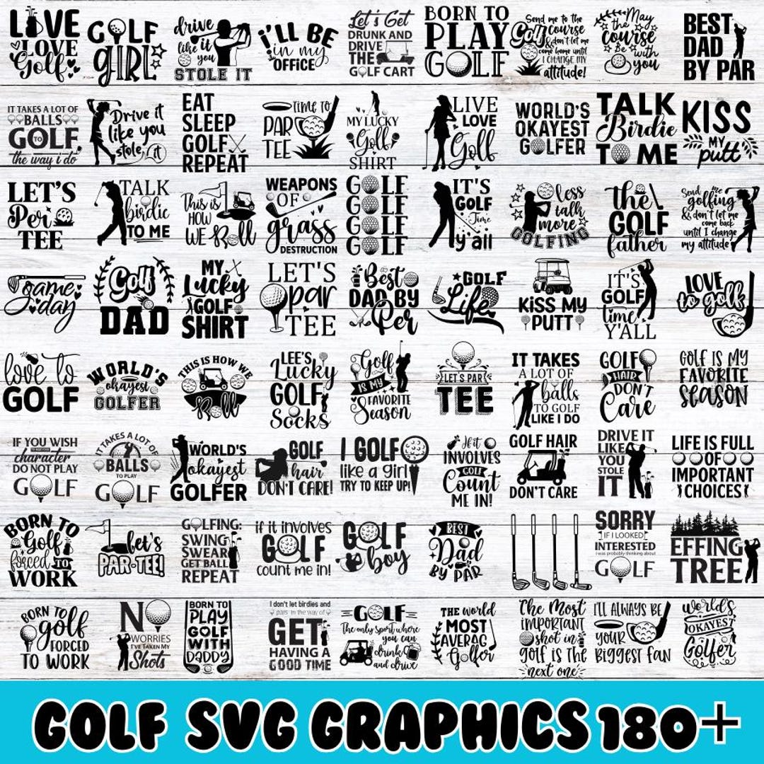 Golf Svg Bundle, Golf Quotes, Svg File, Golf Shirt, Sport Lover, Golf ...