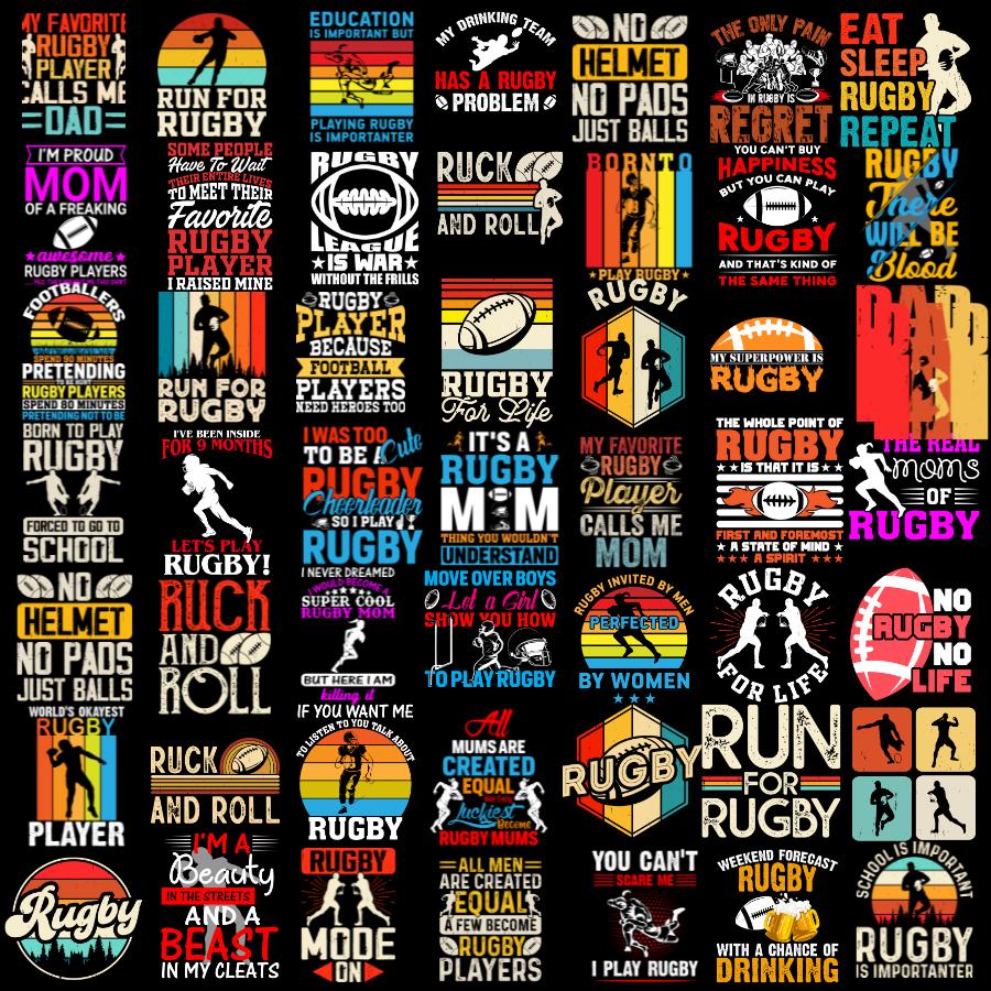 Rugby Player Designs, Png Bundle, Rugby Graphics, Spor Lover, Rugby ...