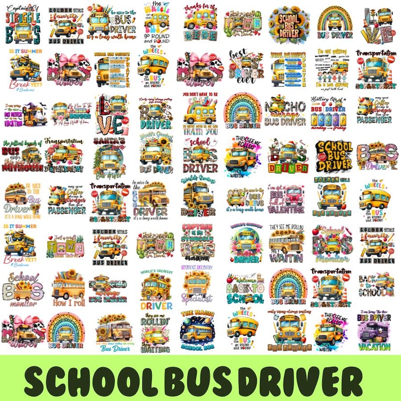 School Bus I - Etsy