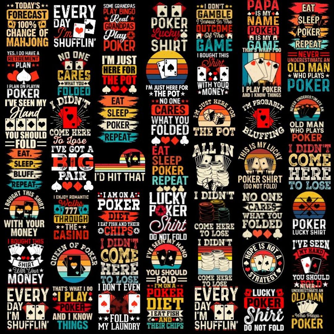 Poker Png Bundle, Poker Cards, Digital Download, Casino Lover, Poker ...