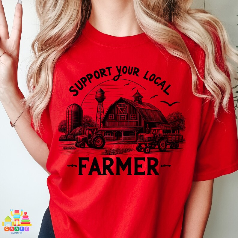 Support Your Local Farmer Png, Farm Png, Barn Png, Farmer Graphics ...