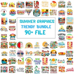 Summer Vibes Bundle, Summer Cliparts, Beach Time, Beach Shirt, Hot ...