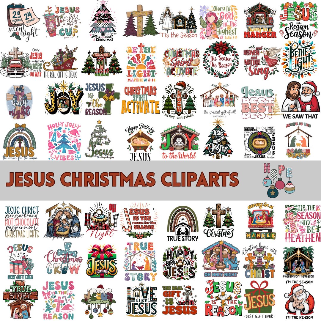Jesus Christmas Cliparts, Christian Christmas, Biible Verse, Jesus ...