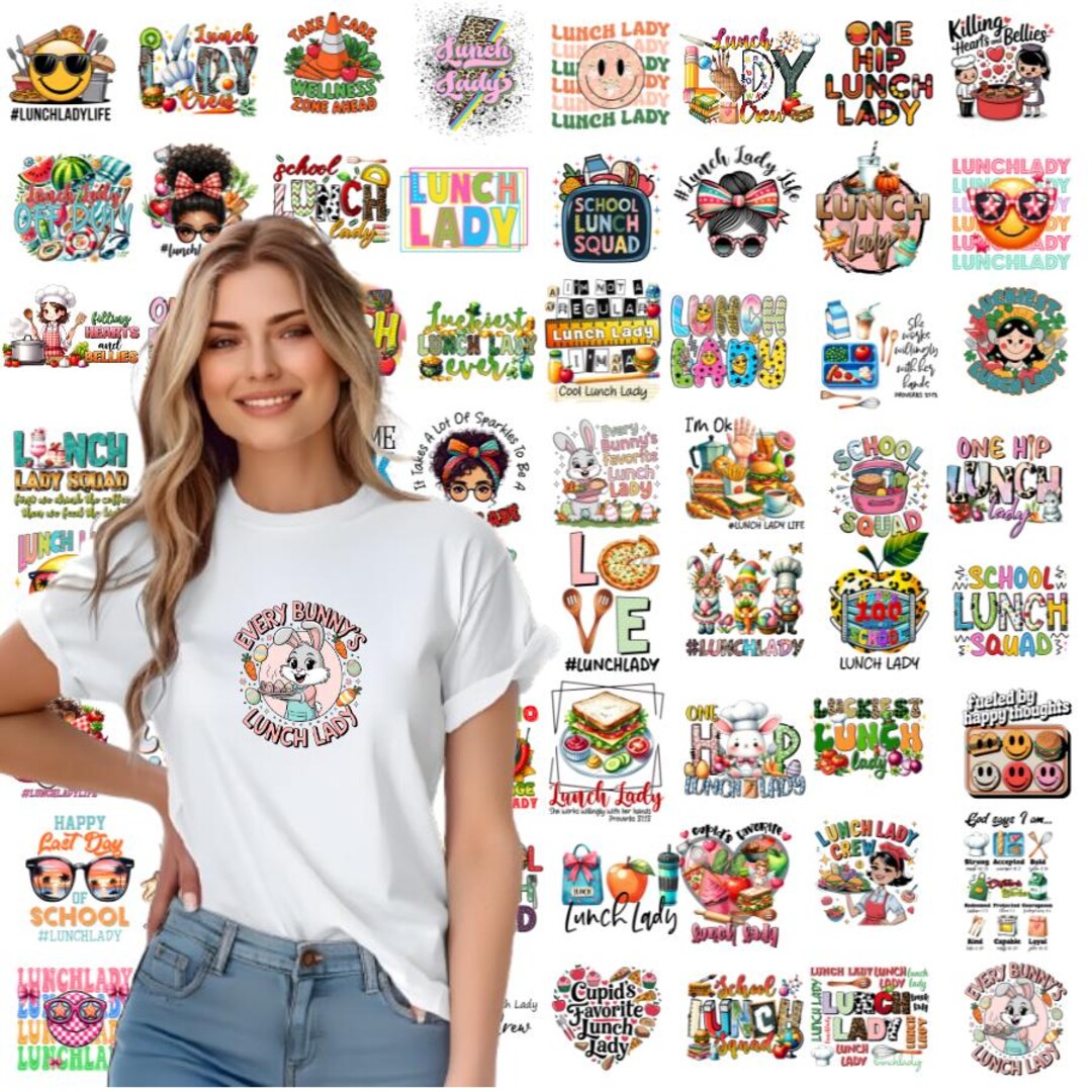 Lunch Lady Png Bundle, Lunch Time, Cafeteria Worker, Crazy Lunch, Lunch ...