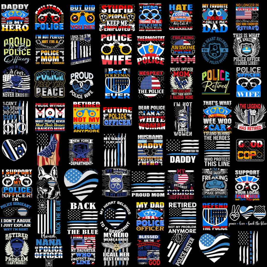 Policeman Png Bundle, Cop Clipart, Digital Bundle, Police Graphic ...