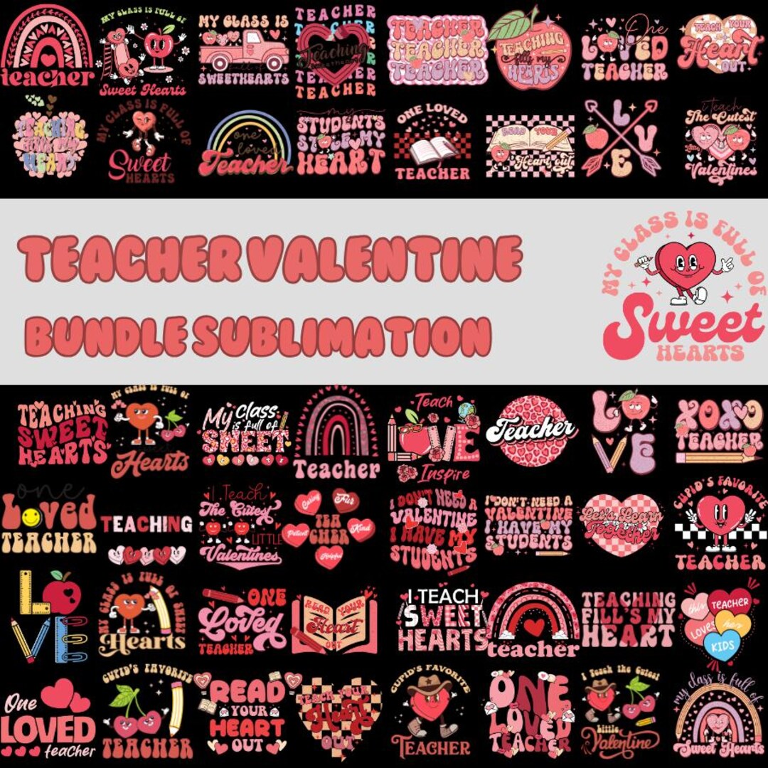 Teacher Valentine Designs, Valentine Png, Teacher Life, Printable ...