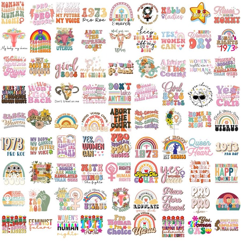 Women Rights Png Bundle, Feminist Quotes, Strong Women, Girl Power ...