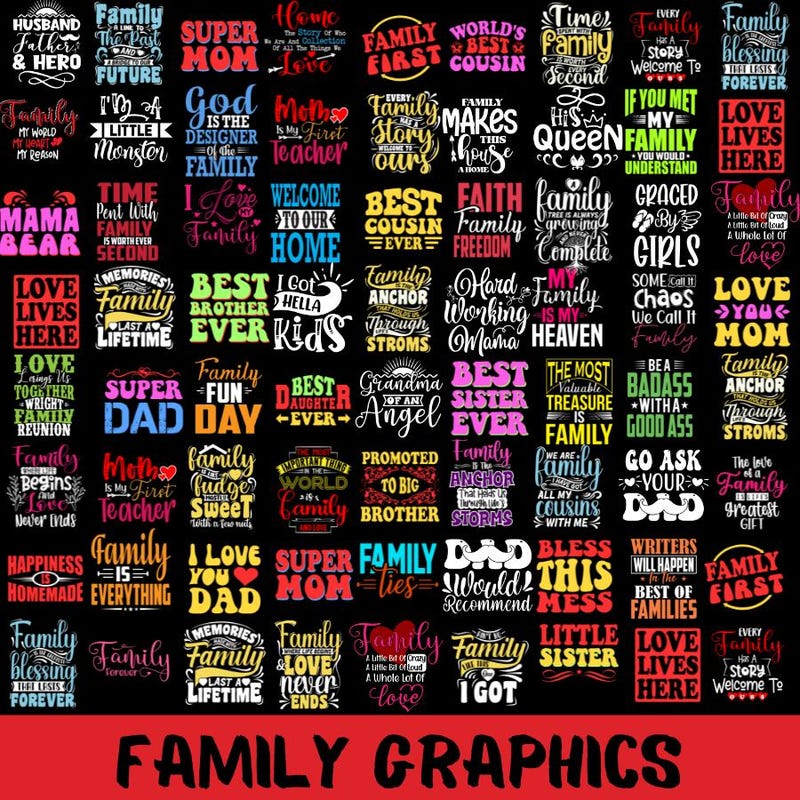 Family Portrait Designs - Etsy