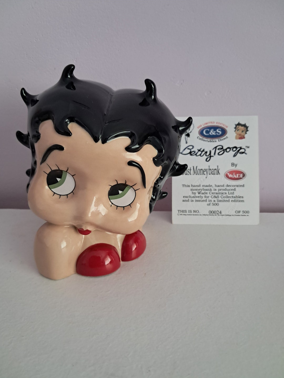 Wade Betty Boop Bust Money Box Ltd Edition 24 / 500 Money Bank - Etsy