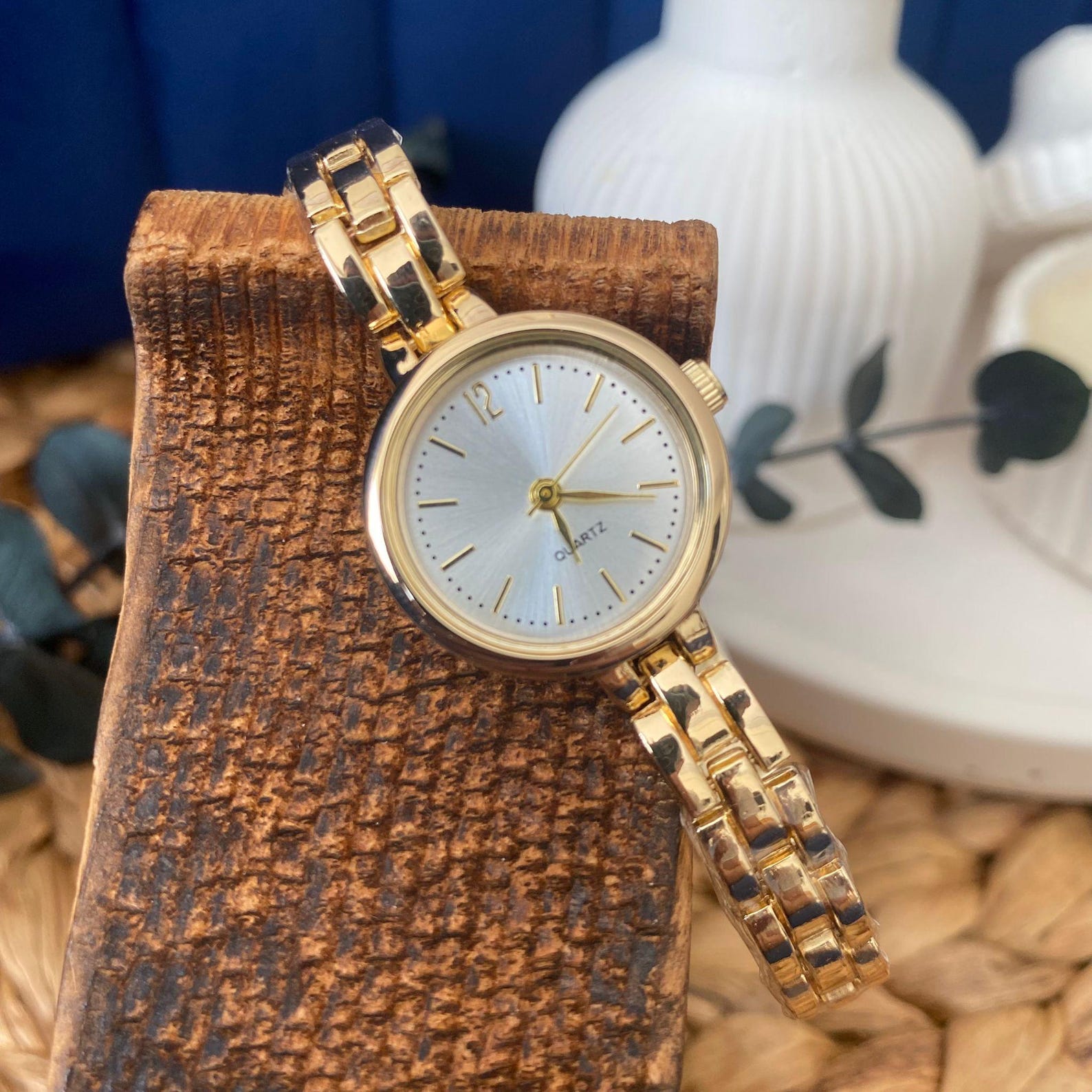 Minimalist Gold Colour Women's Wristwatch, Womens Gold Watch, Womens ...