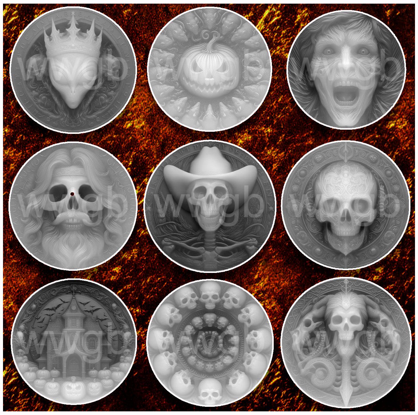 Depth Map Bundle,3d,glowforge,height Maps.glowforge Files,depth Maps ...