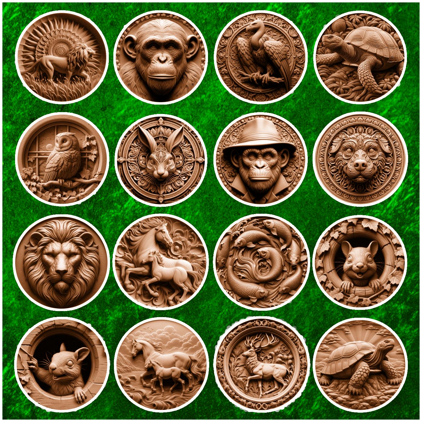 Depth Map Bundle,3d,glowforge,height Maps.glowforge Files,depth Maps ...